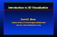 Introduction to Visualization